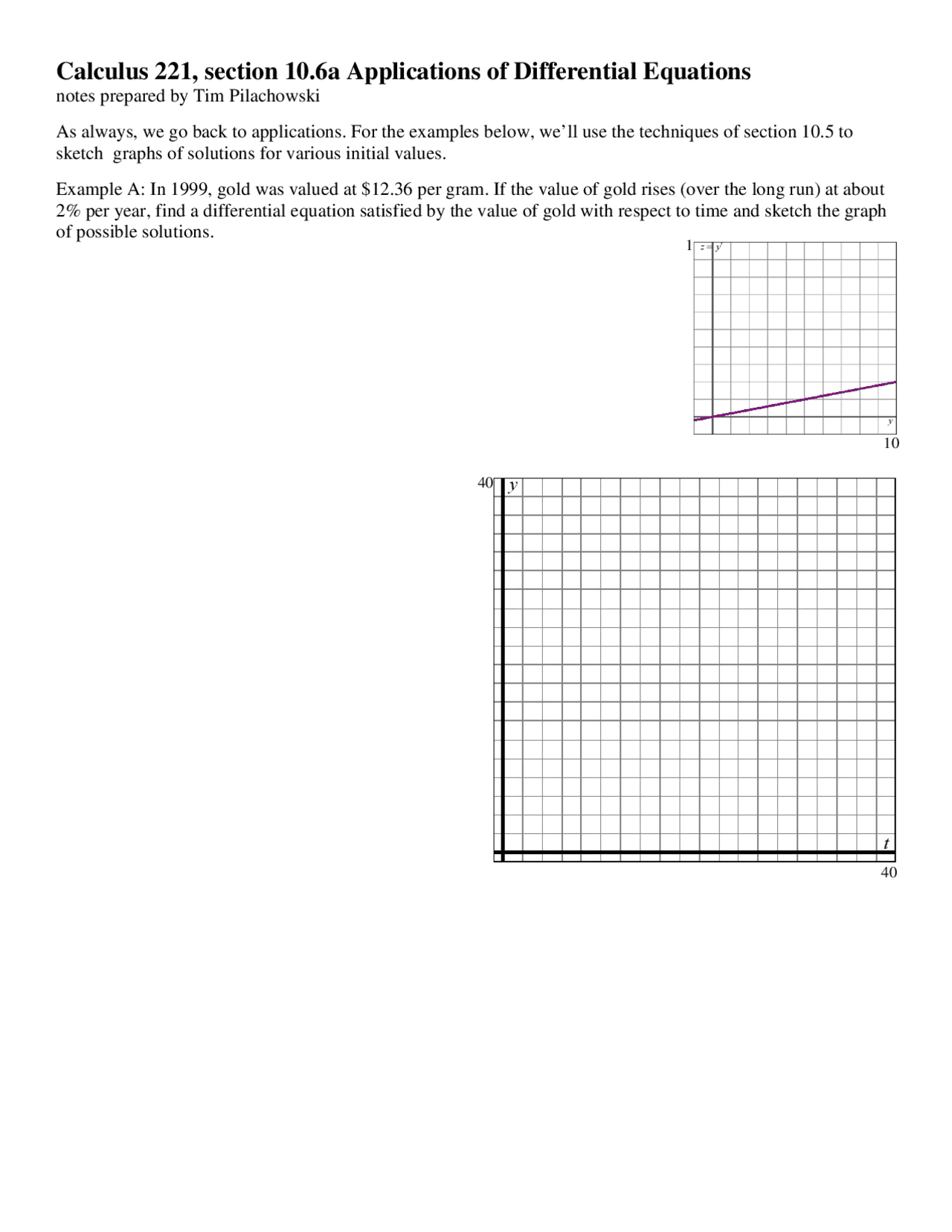 Applications of Differential Equations - Elementary Calculus II | MATH ...