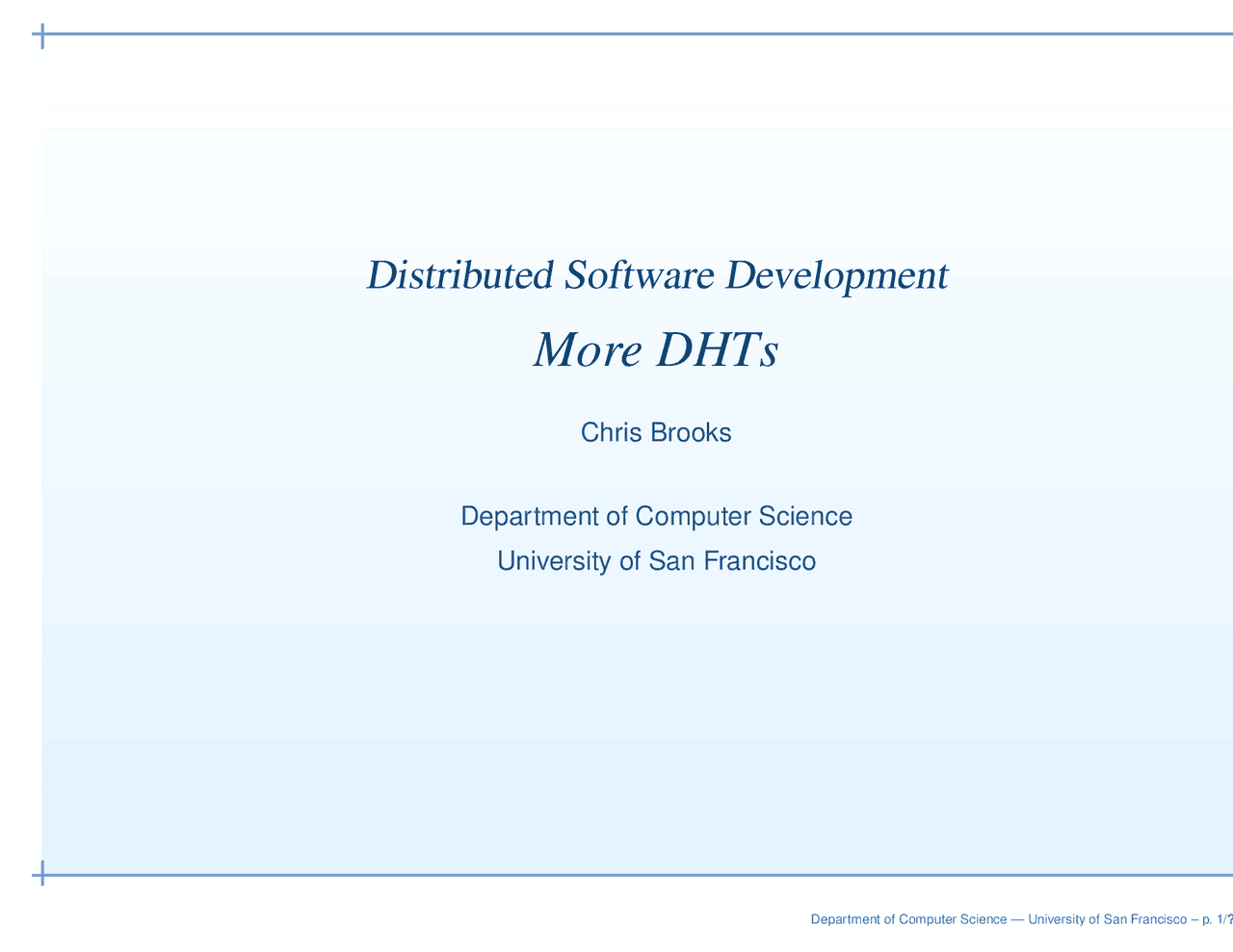 Duke Health Technology Solutions - Distributed Software Develop | CS ...