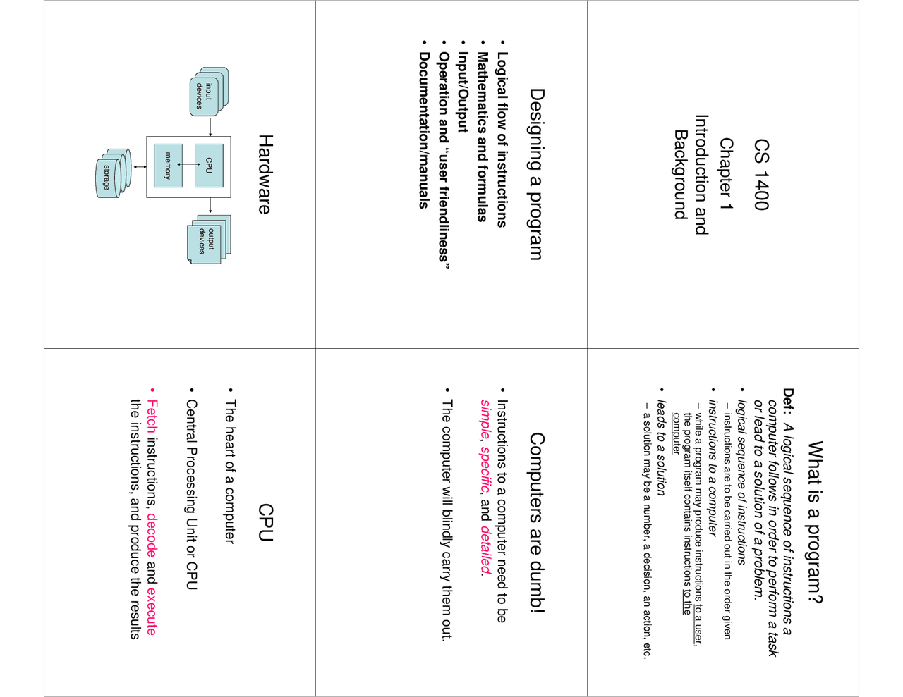 An Introduction to Designing a Program - Study Guide | CS 1400 - Docsity
