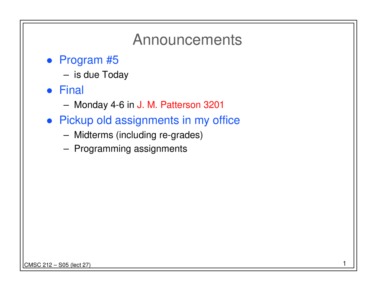 Why Study Low-Level Programming - Lecture Slides | CMSC 212 - Docsity