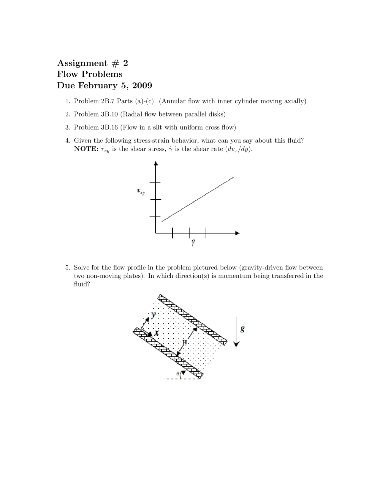 Practice Assignment 2 Transport Phenomena Ii Che 3121 Docsity