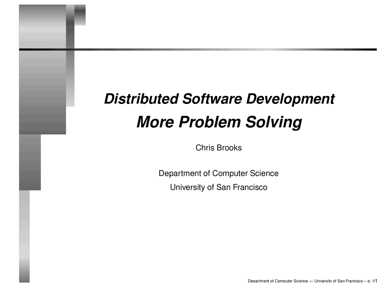 Distributed Constraint Satisfaction Problems: Solving Medium-Coupled Distributed Problems ...