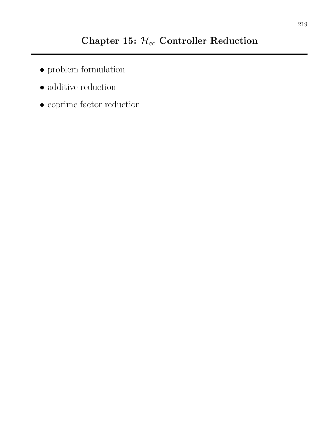 Notes on Controller Reduction - Optimal and Robust Control | ECE 7360 ...