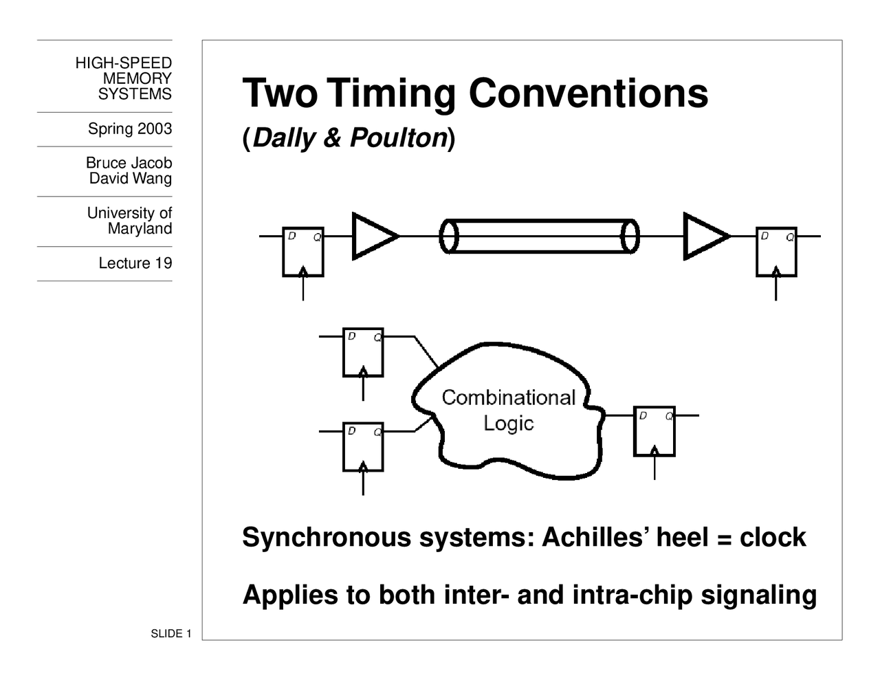 Two Timing Conventions Lecture Slides Enee 759h Docsity