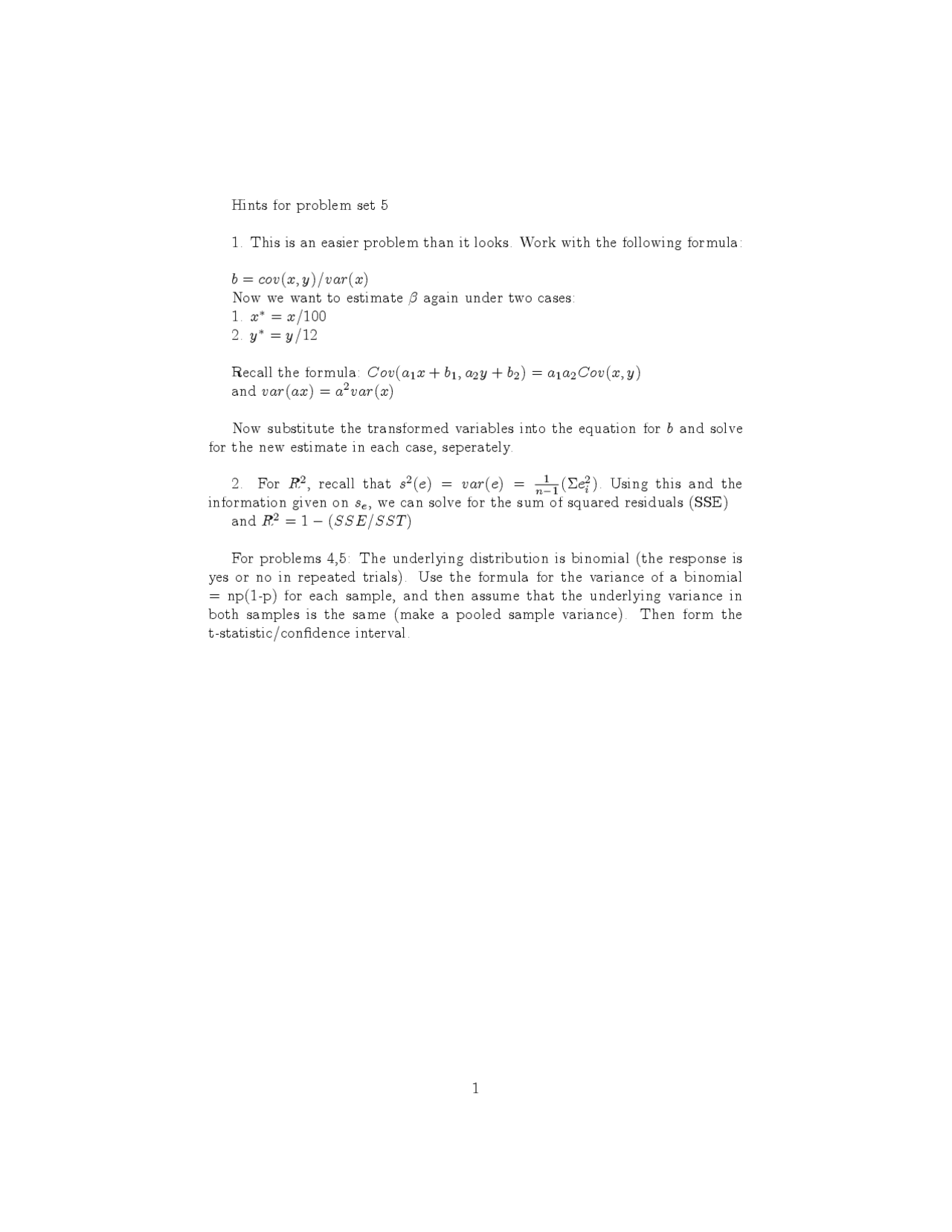 2 Solved Problems On Binomial Distribution Assignment 5 Econ 321