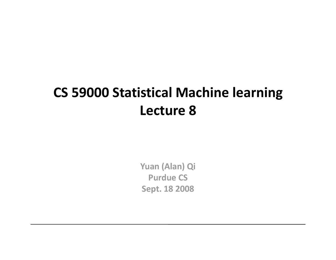 Cs 59000 Stat Machine Learning Lec 8 Reg Regression Bayes Regression Linear Class 1393