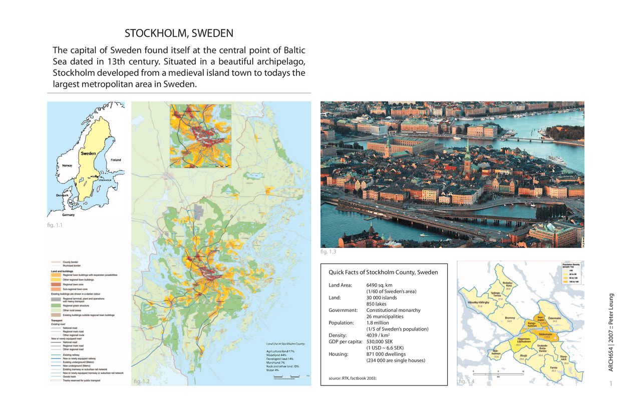 Stockholm Sweden - Lecture Slides | ARCH 654 - Docsity