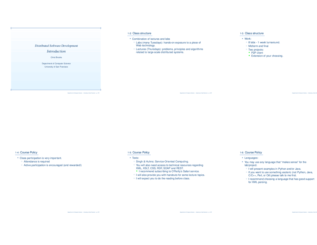 Introduction Distributed Software Development Lecture Slides Cs 682 Docsity