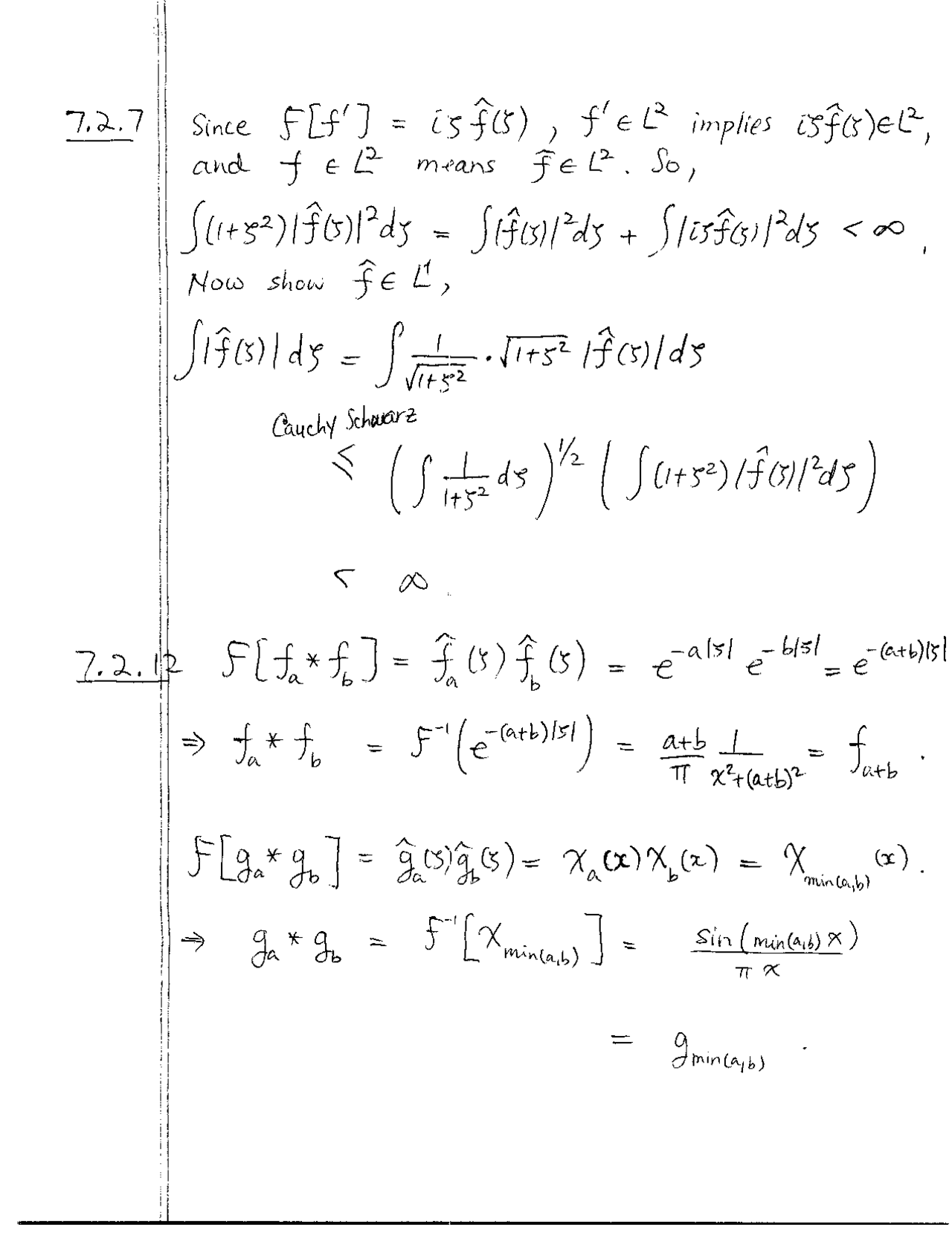 Questions With Solutions In Exam Fourier Analysis Mat 129 Docsity