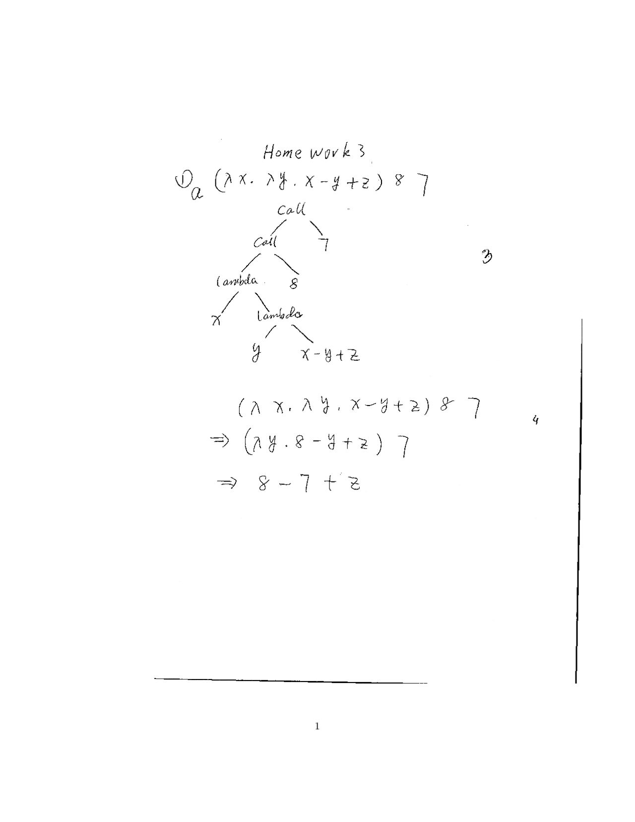 Homework Iii Solved Programming Languages Cs 3723 Docsity