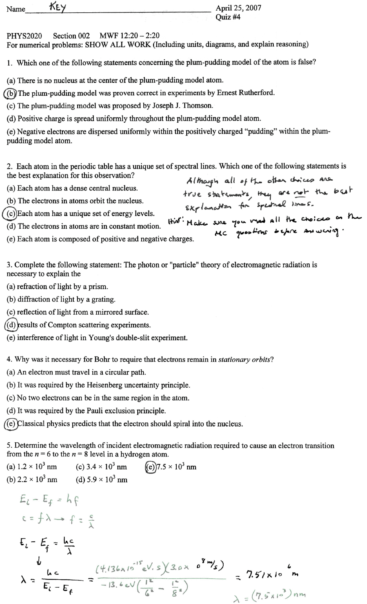 Solved Quiz 4 On Algebra Based Physics Ii Phys 2020 Docsity