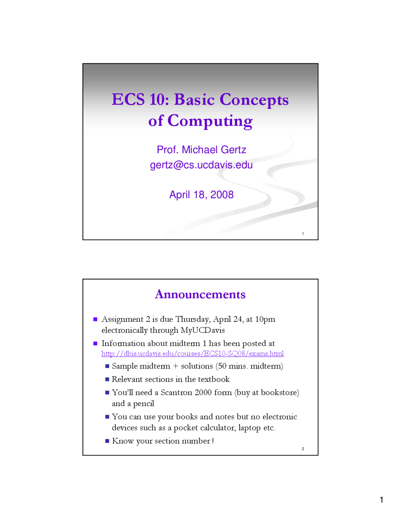 While Loops Vs For Loops Concepts Of Computing Lecture Slides Ecs