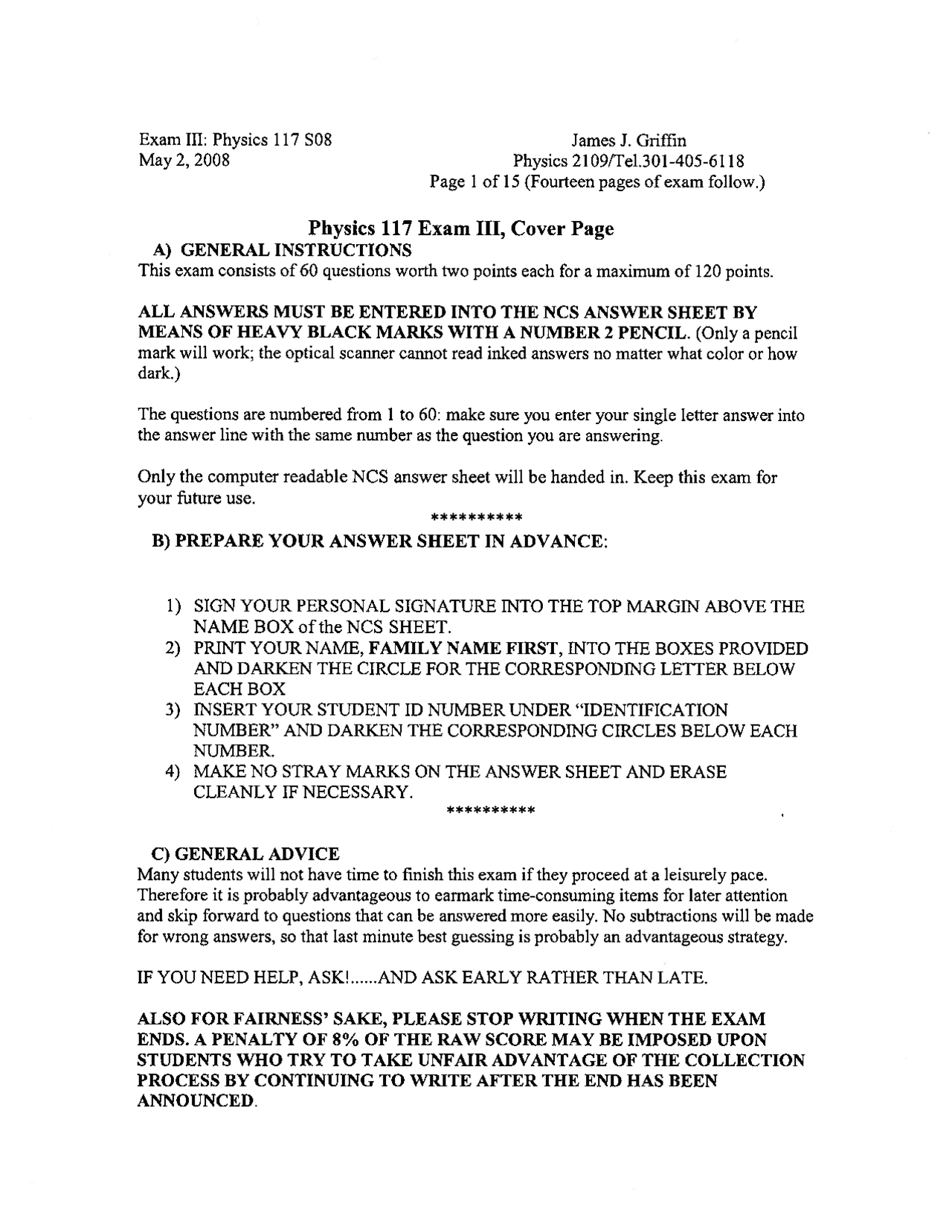 60 Mcqs On Introduction To Physics Exam 3 Phys 117 Docsity