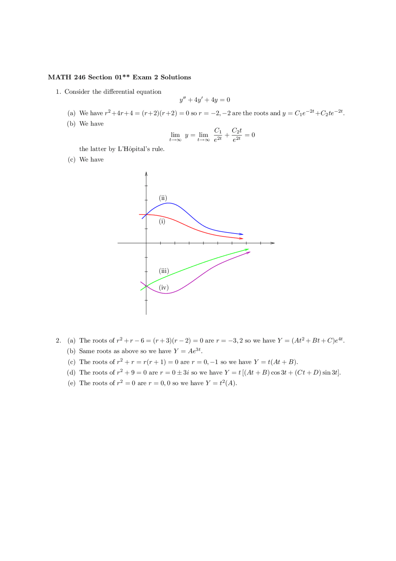 Practice Exam 2 Solutions - Differential Equations for Science and ...