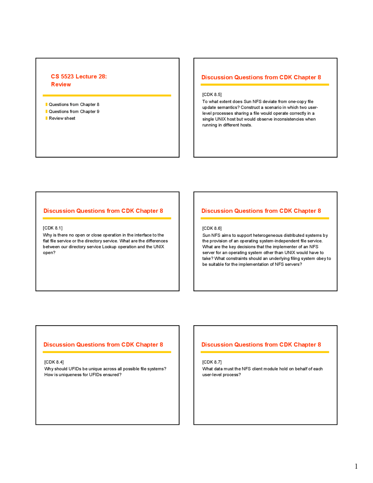 Review Questions Operating Systems Cs 5523 Docsity
