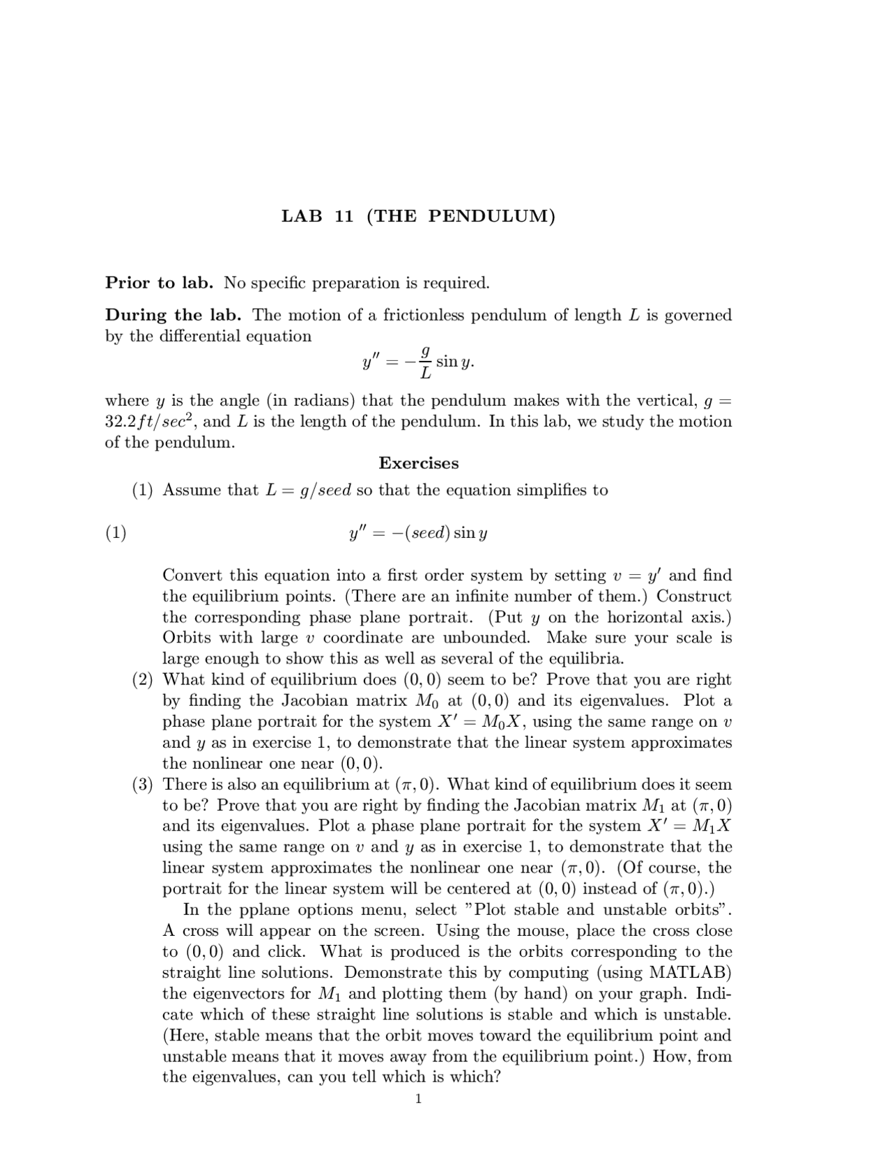 The Pendulum Introduction To Actuarial Science Lab 11 Ma 17000