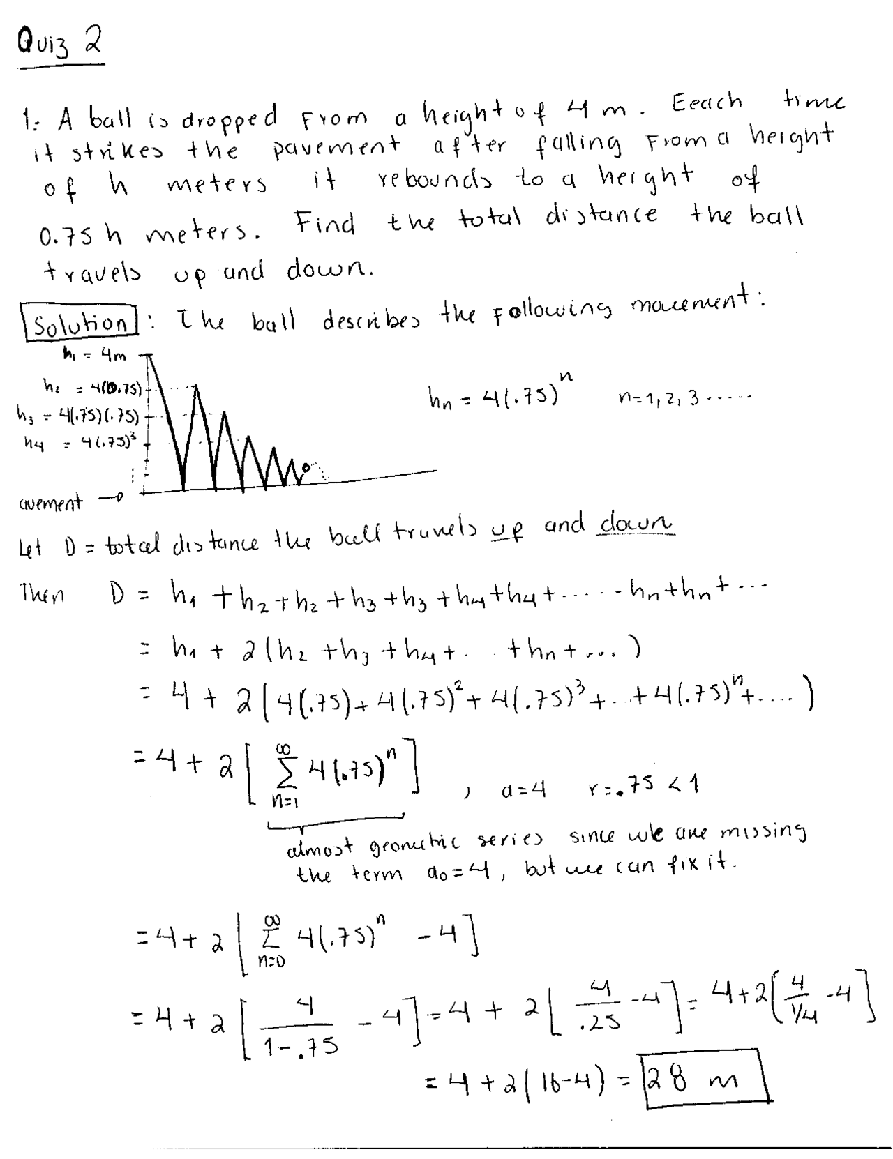 2 Solved Problems In Quiz 2 On Calculus Mat 021c Docsity