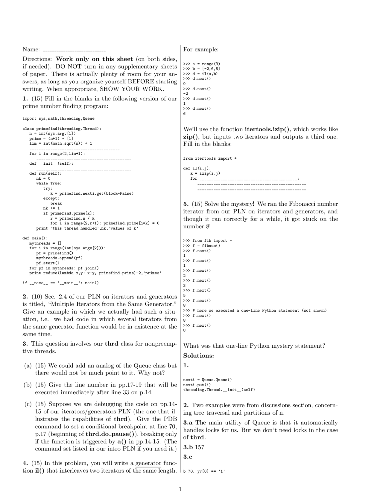 Solution Manual For Homework Scripting Languages Ecs 145 Docsity