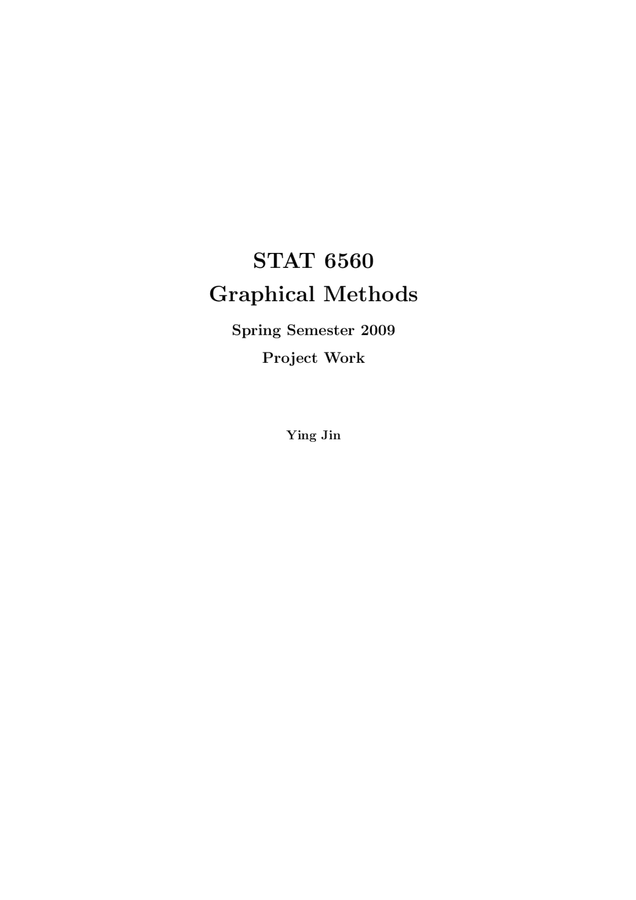 Introduction Of Visual Perception Graphical Methods Stat 6560 Docsity