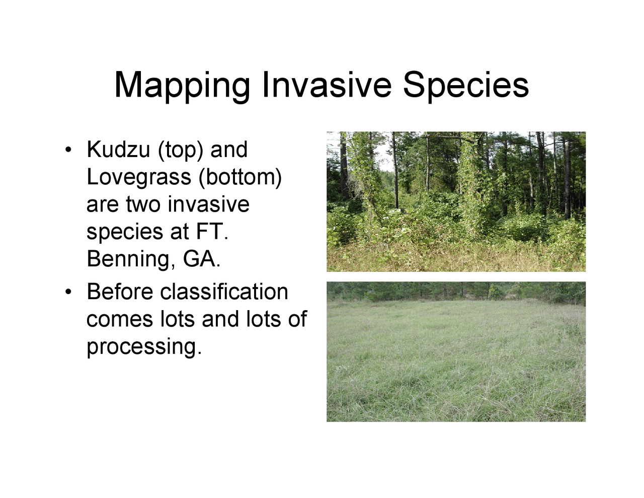 Mapping Invasive Species Lecture Slides Ers 186l Docsity