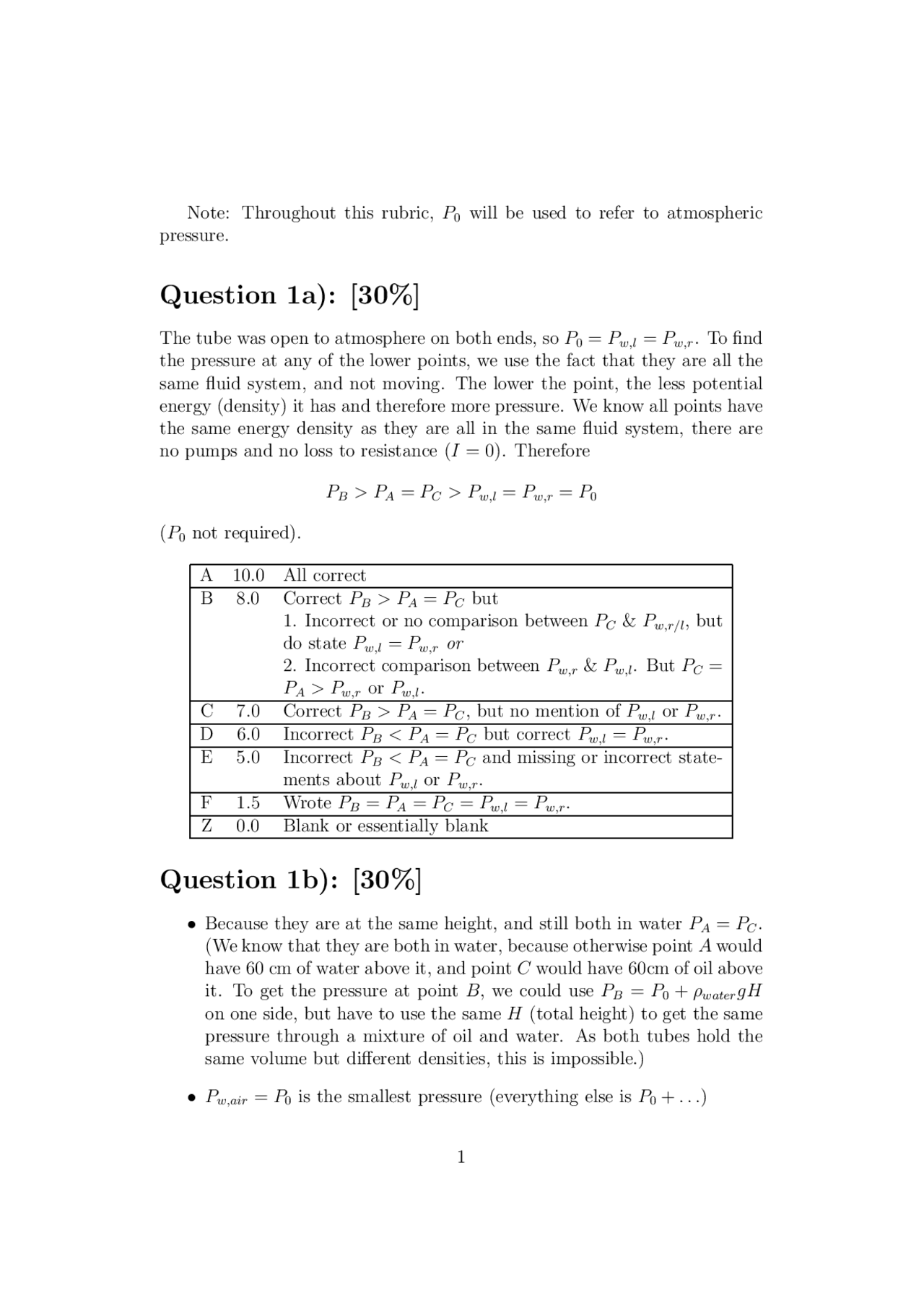 Solutions For Quiz General Physics Phy 007b Docsity