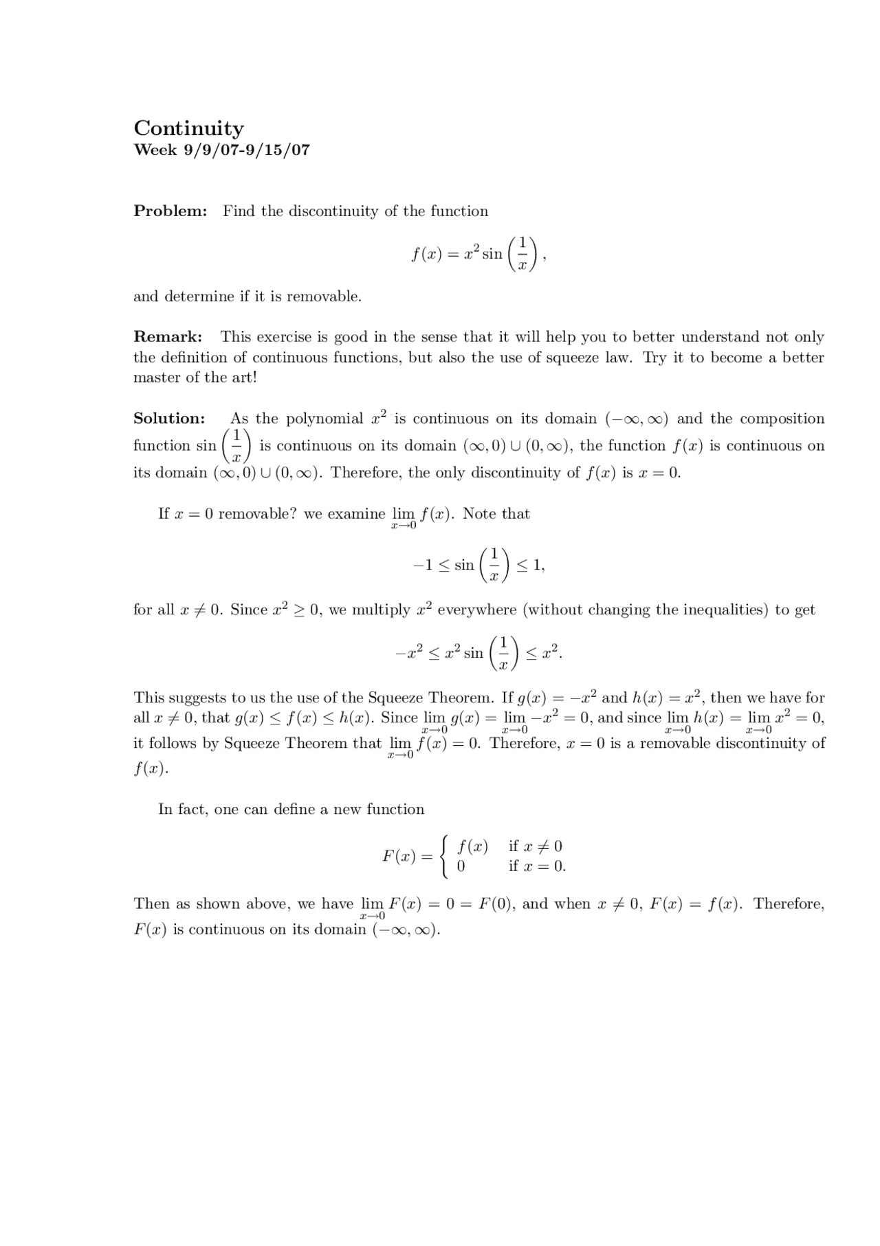 Problems With Solutions For Calculus 1 Math 155 Docsity