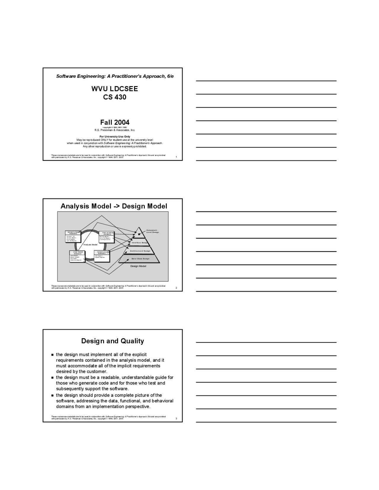 Software Engineering A Practitioner S Approach Cs 430 Docsity