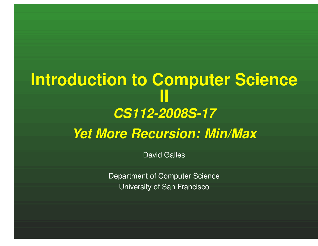 Midterm Exam Introduction To Computer Science Cs 112 Exams Computer Science Docsity
