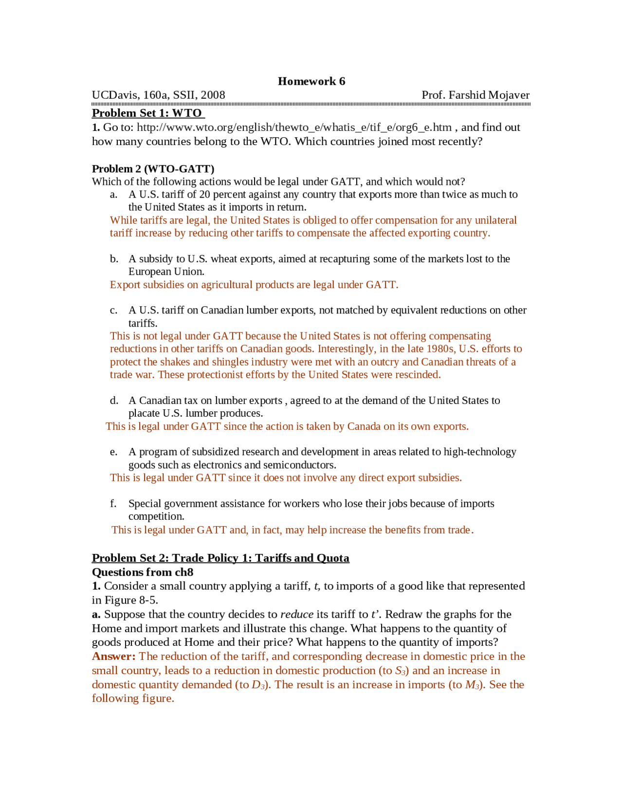 Homework 6 Solutions Introduction Software Engineering Ecs 160