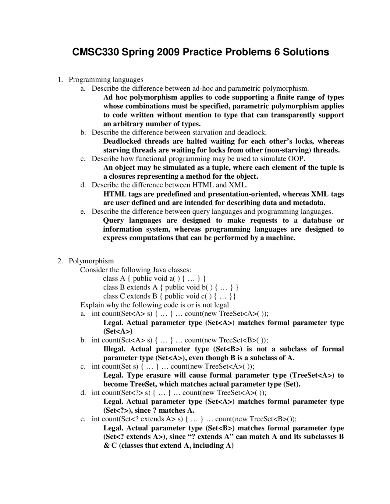 8 Problems On Organizational Programming Language With Solution Cmsc