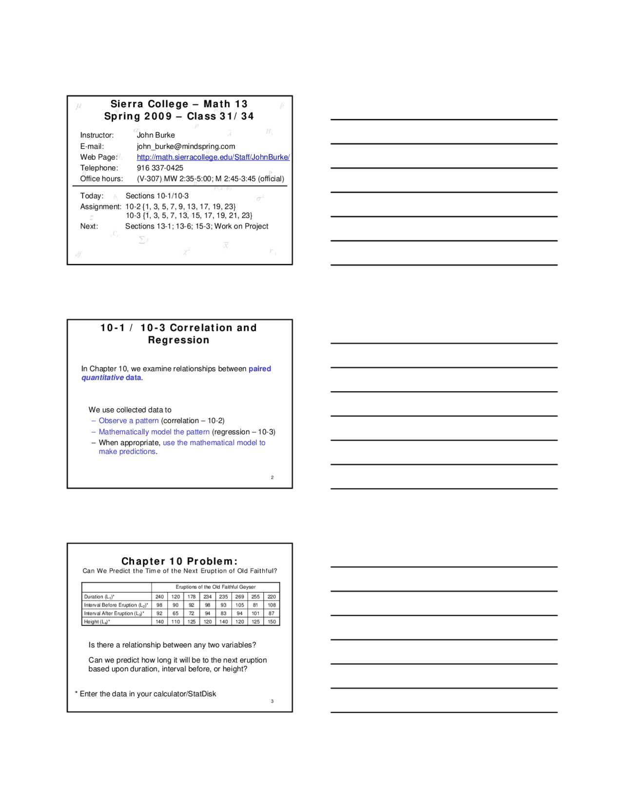 Correlation And Regression In Elementary Statistics Assignment Math