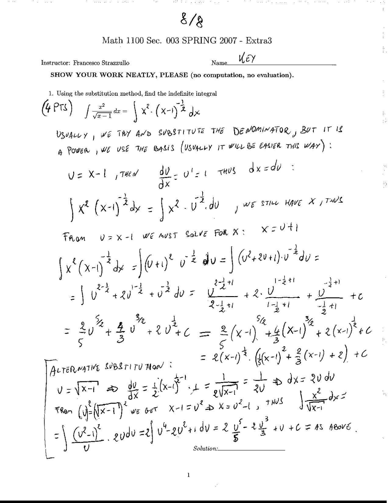 2 Questions With Solutions In Calculus Techniques Assignment 3 Math