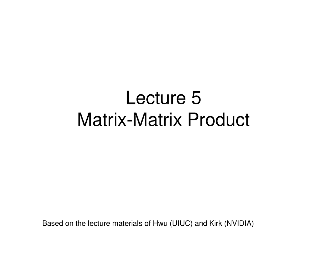 Matrix Multiplication in CUDA: Memory Management and Performance ...