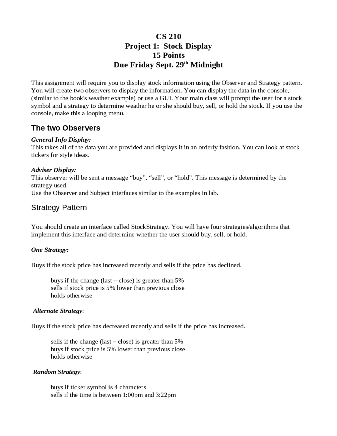Introduction To File And Data Structures Project Cs 210 Docsity
