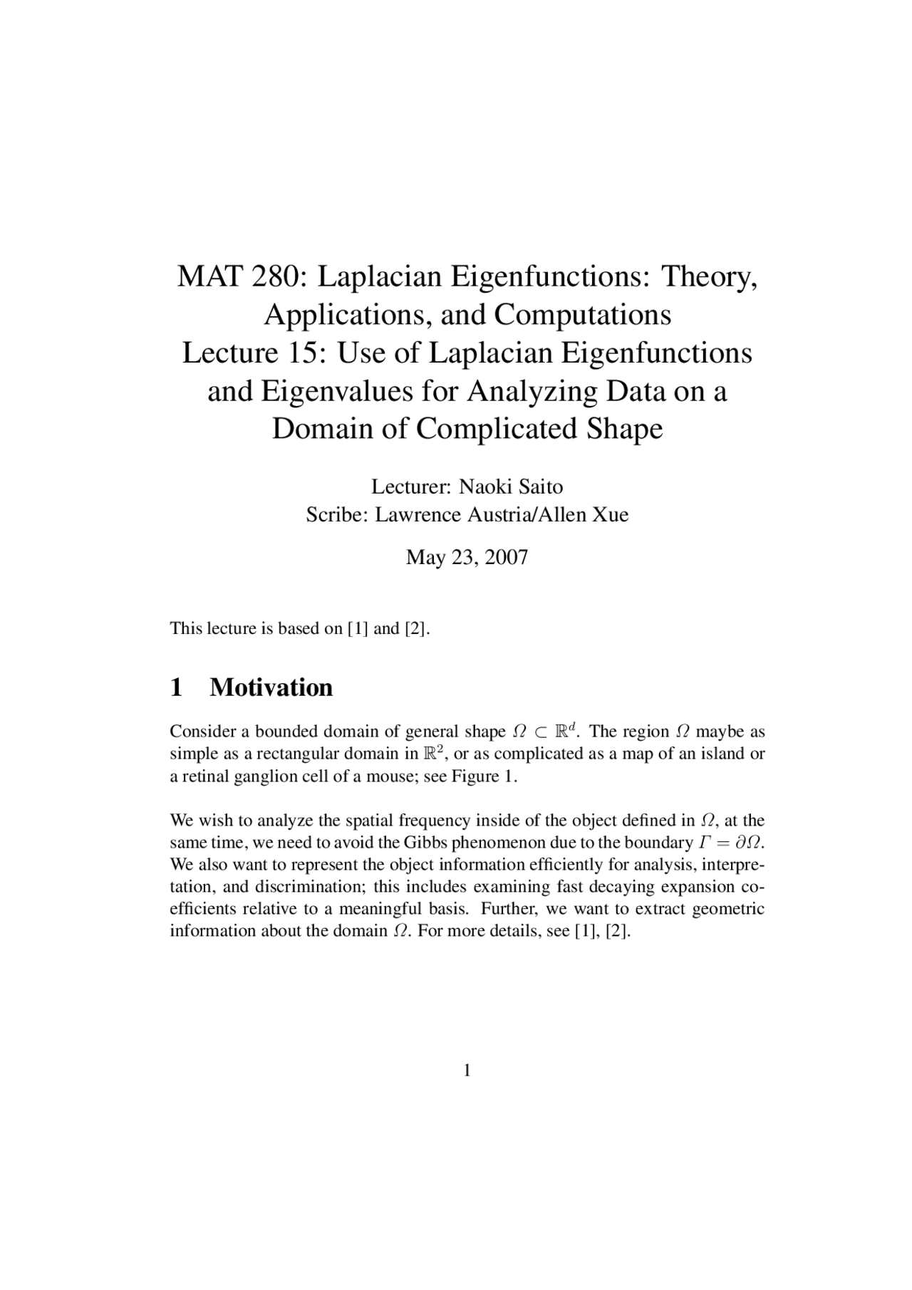 Laplacian Eigenfunction Theory Applications And Computations Mat