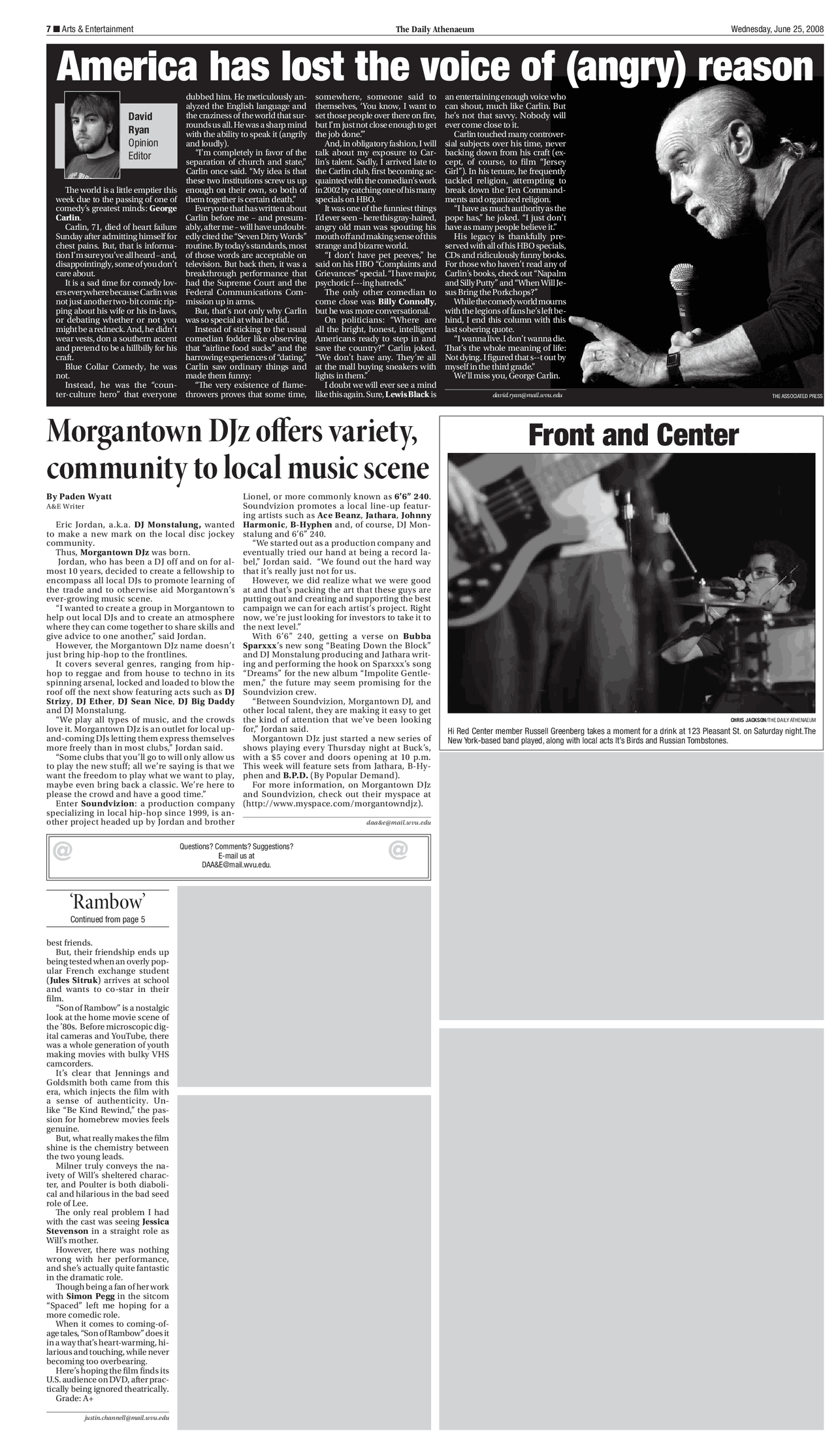 America has Lost the Voice of the Reason - Project | ART T113 - Docsity