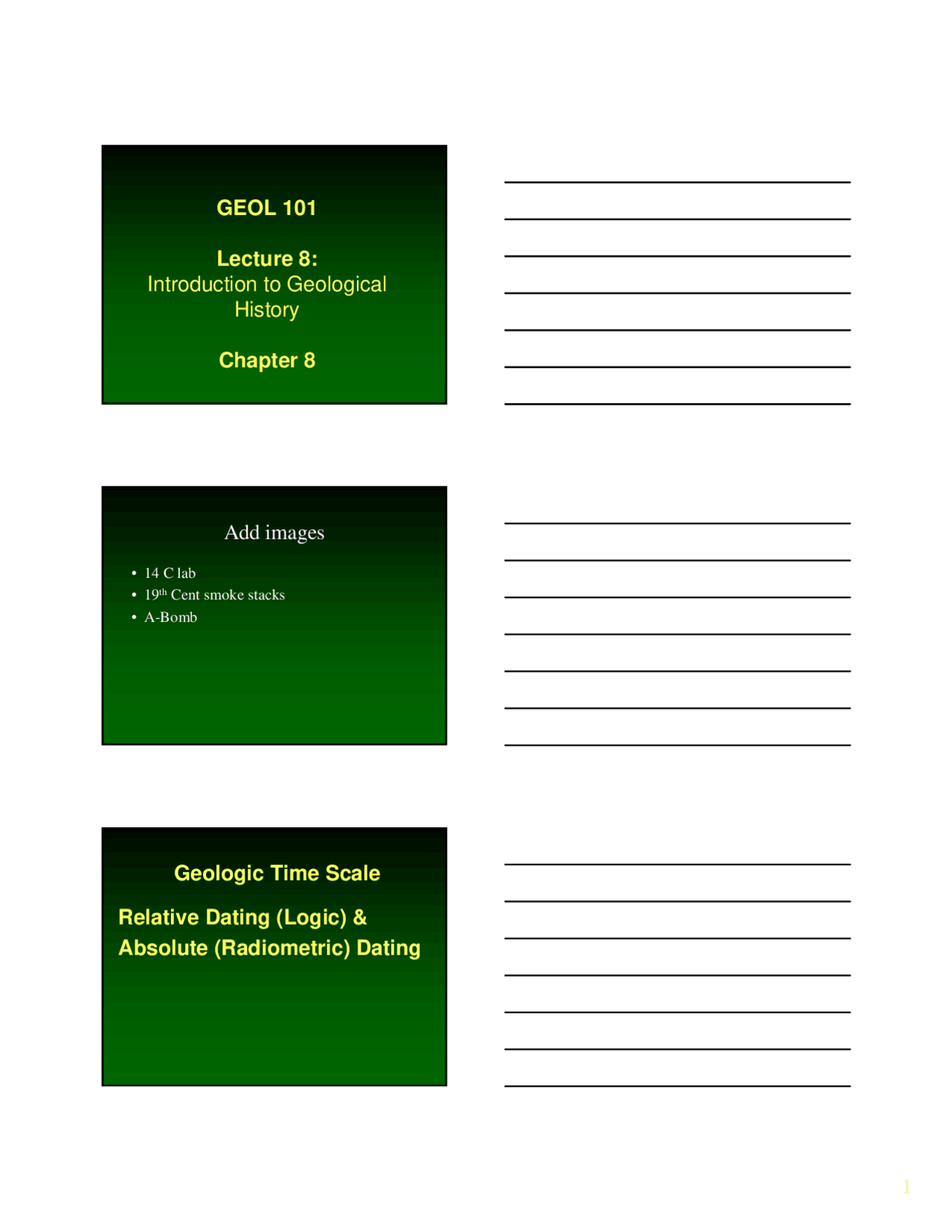 Planet Earth Introduction To Geological History Chapter 8 Geol 101