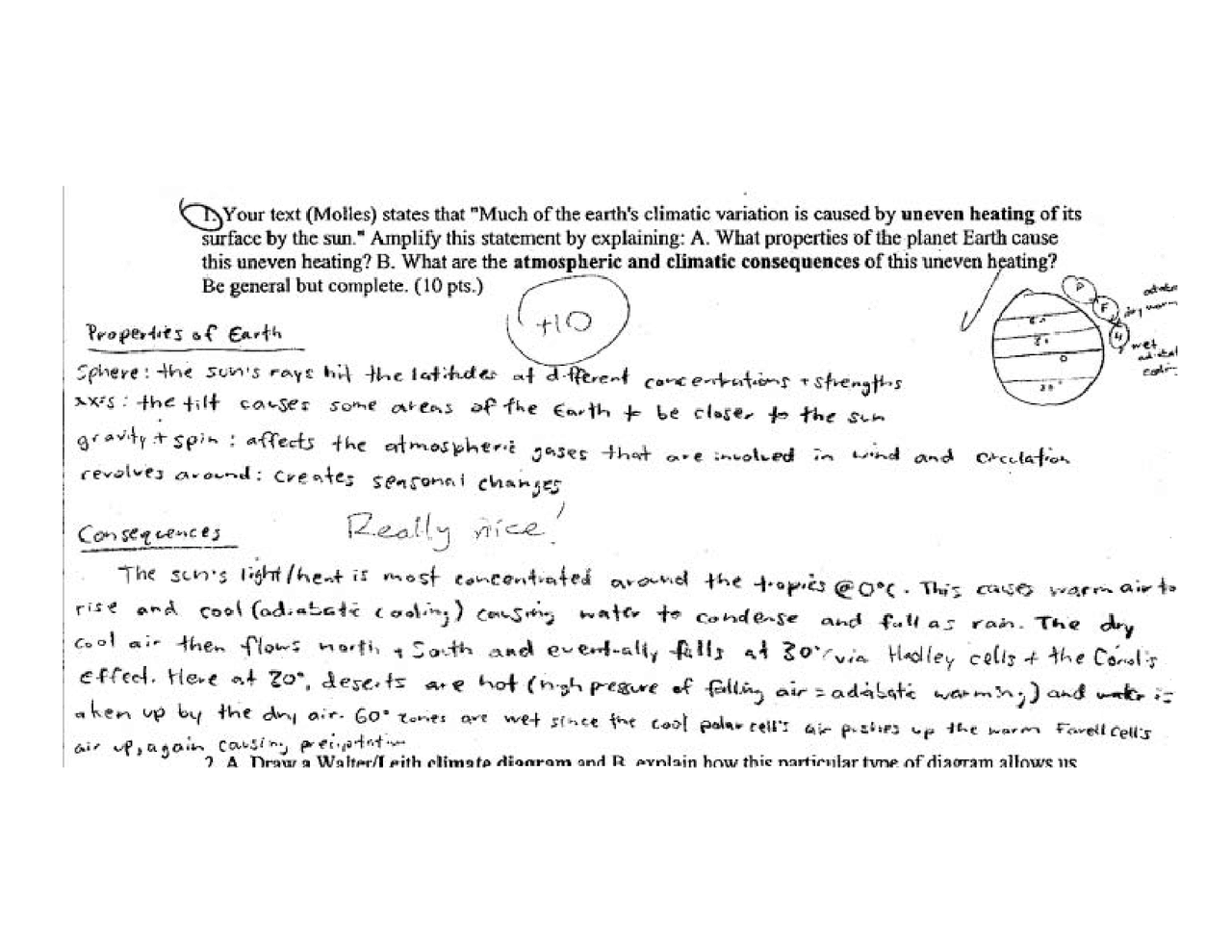 Exam 1 With Answers Introduction To Ecology Eve 101 Docsity