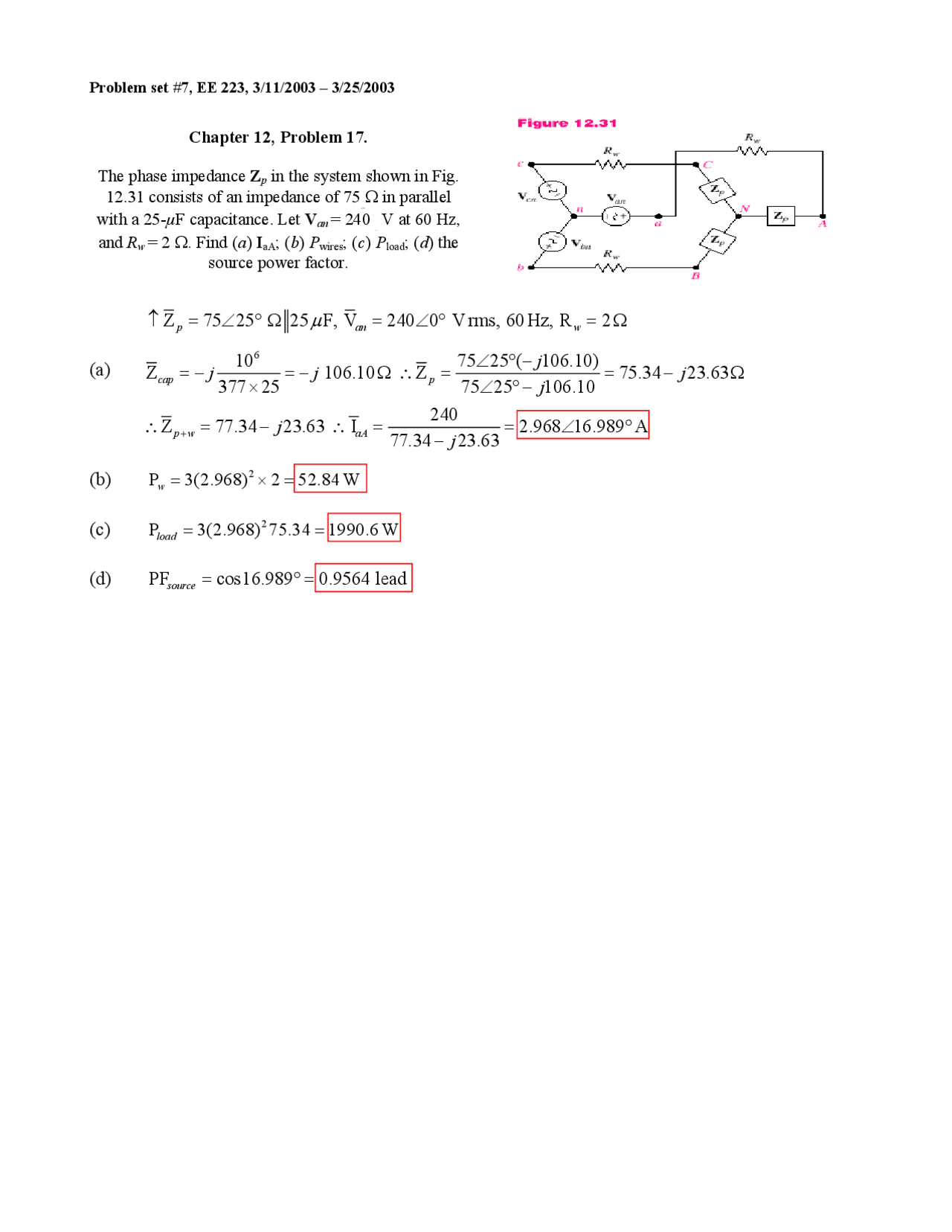 17 Problems on Electrical Circuits - Quiz 7 | EE 223 - Docsity