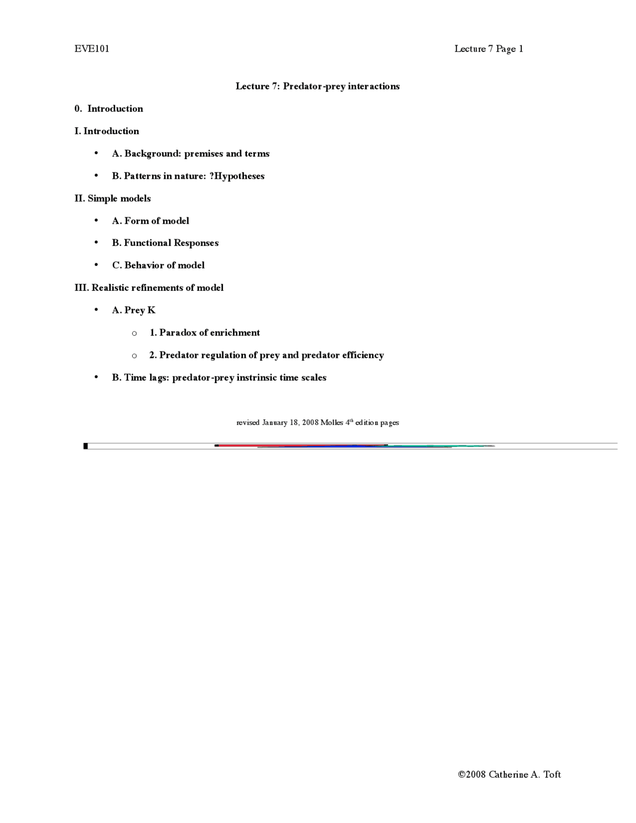 Predator-prey Interactions - Lecture Notes | EVE 101 | Study notes ...