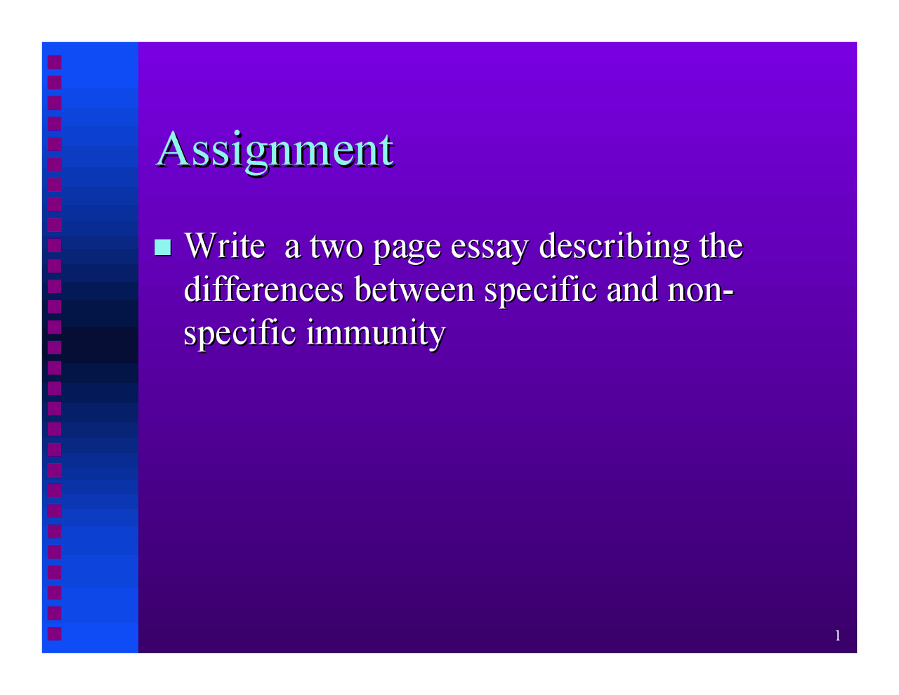 Differences Between Specific and Nonspecific Immunity | BIOL 130 ...