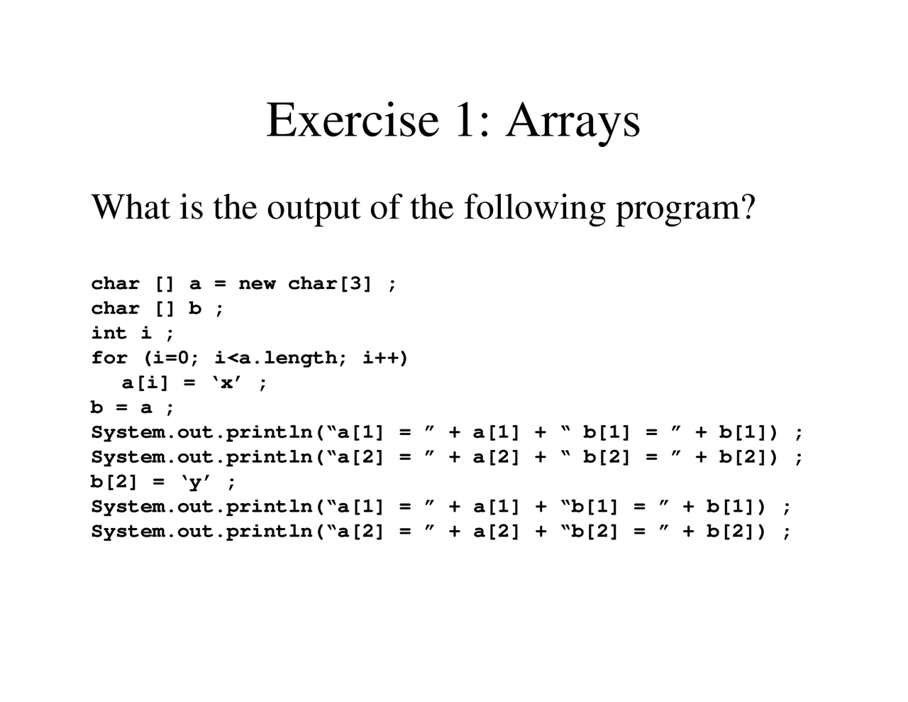 Lecture Slides On Solved Exercises Cse 1001 Docsity