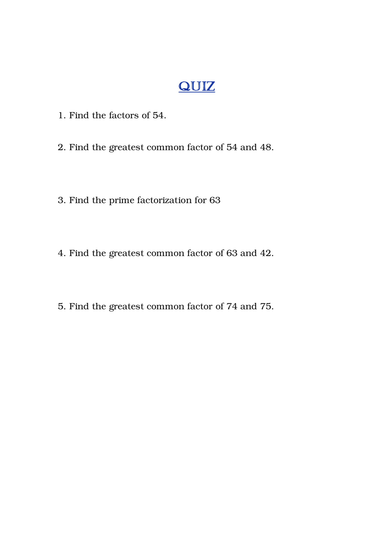5 Questions In Quiz Computing For Teachers Cs 255 Docsity