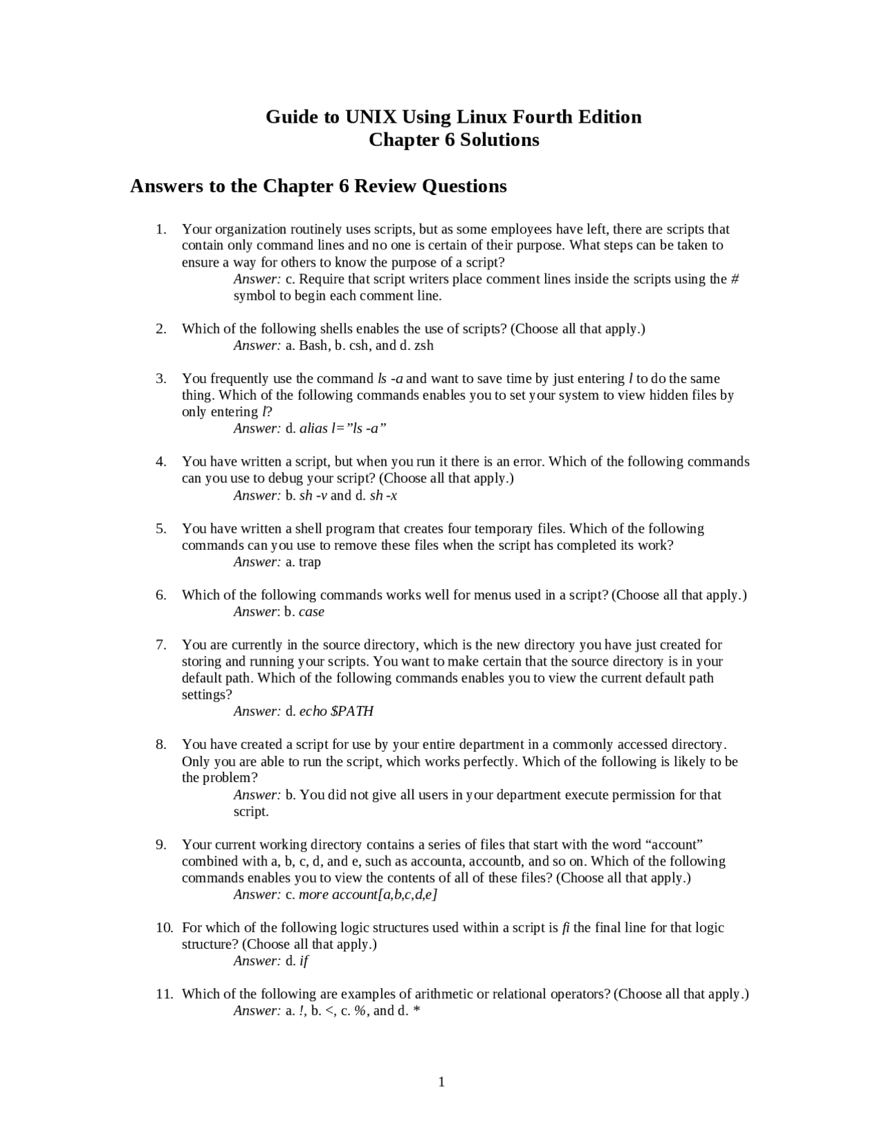 Image Analysis Review Questions With Solutions Cs 6903 Docsity