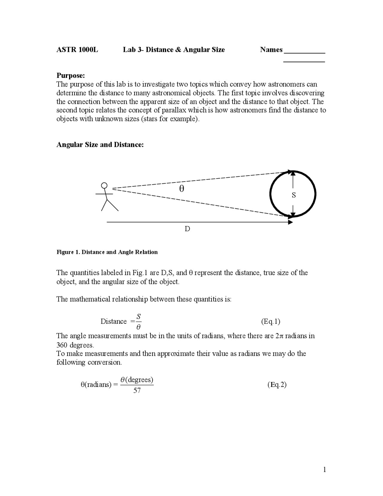Purpose Of Investigate To Determine Distance Of Astronomical Object