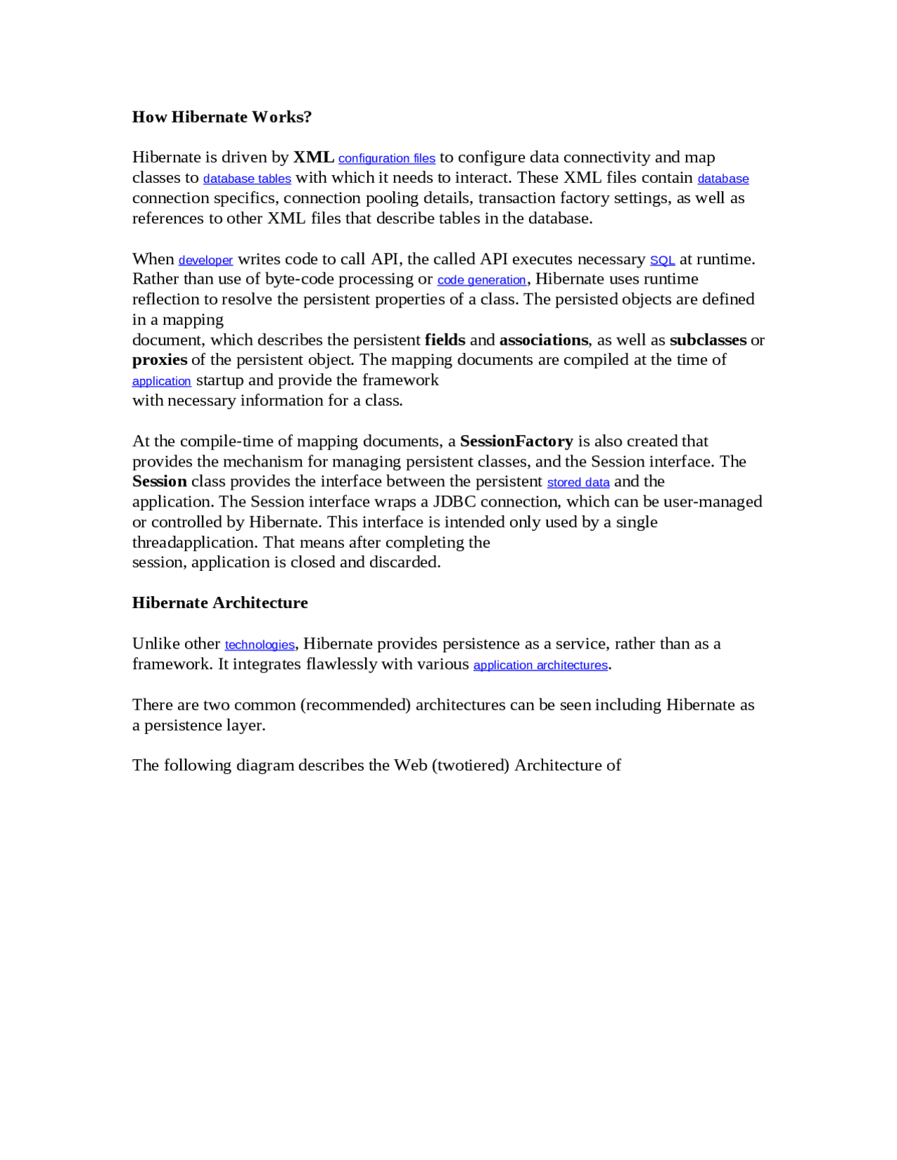 Understanding Hibernate: Architecture, XML Configuration, and Usage ...