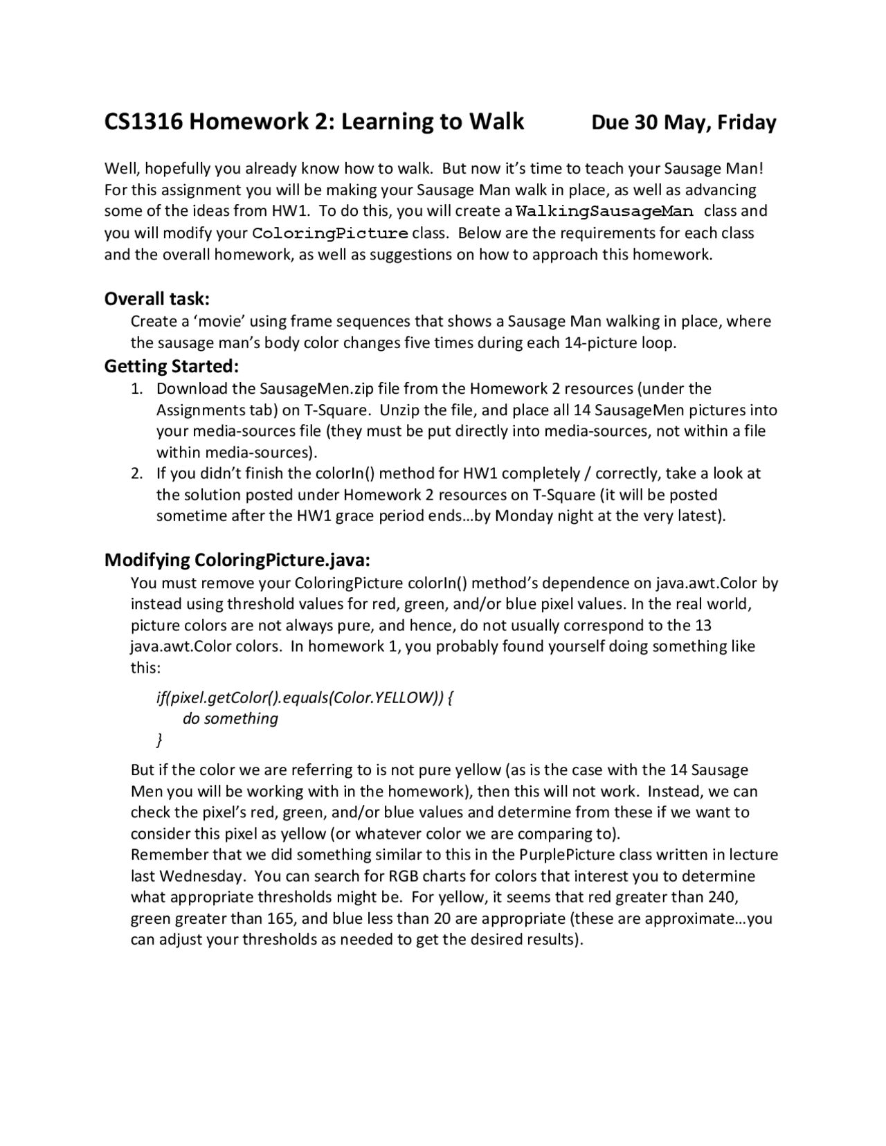 Homework 2 Learning To Walk Representing Structure And Behavior Cs