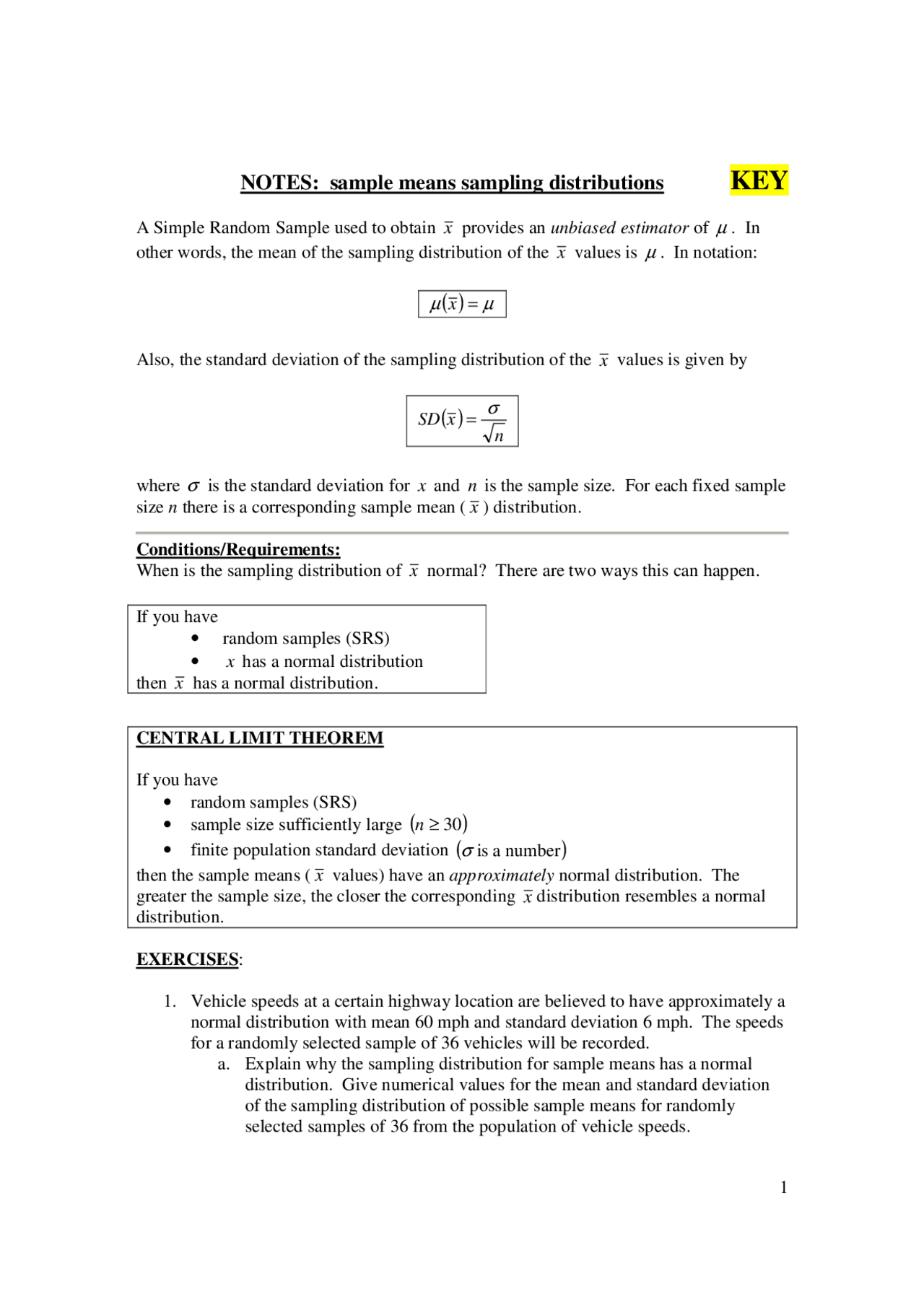 Central Limit Theorem: Normal Distribution of Sample Means - Prof. Patrick S. Murphy | Study ...