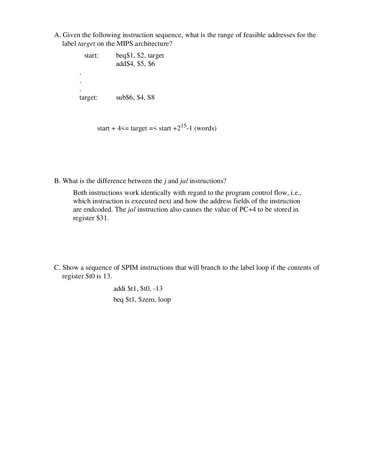 4 Questions On Introduction To Computer Engineering Practice Exam Ece 2030 Docsity
