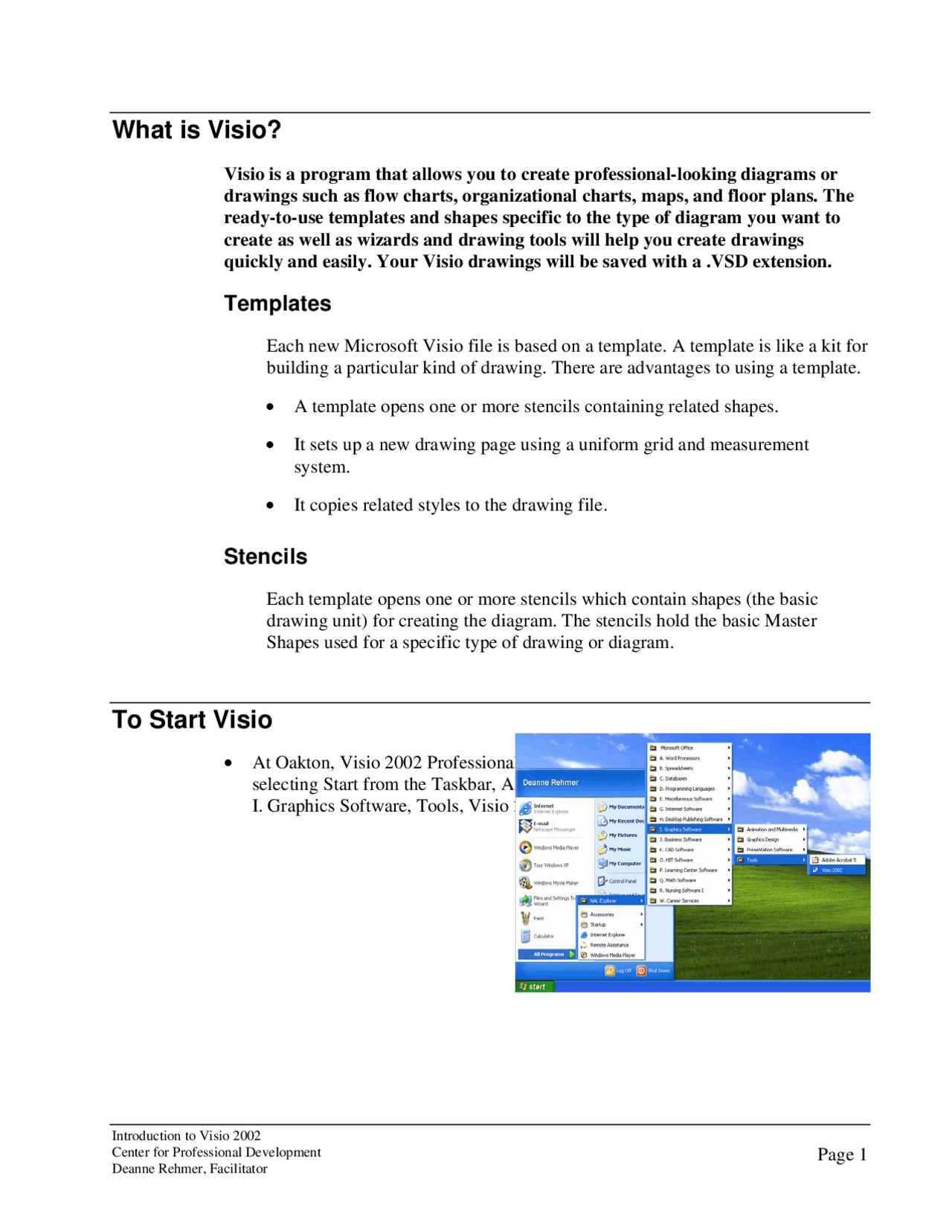 What is Visio - Lecture Notes - Bartending Certification | BAR T01 ...